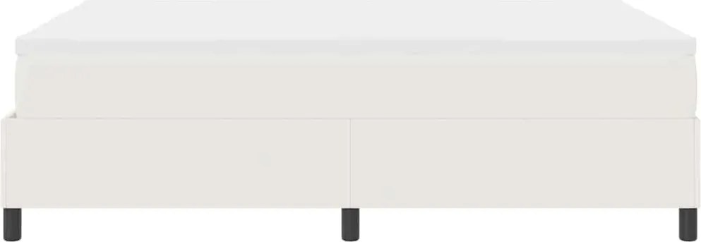 Postel s boxspringem Krémová a bílá 160 x 200 cm 3337474