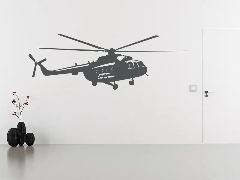 Nalepte.cz Vrtulník 40 x 14 cm