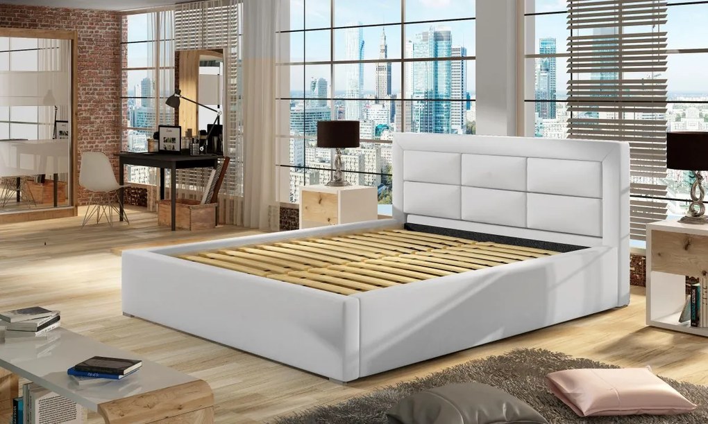 Čalouněná postel ROSANO - Sawana 21 - 180x200cm - Dřevo