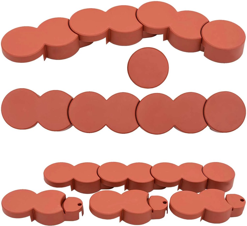 Bluegarden Bluegarden, palisáda z PVC na okraj trávníku 200 cm 12ks HD 7095, terracotta, OGR-68409