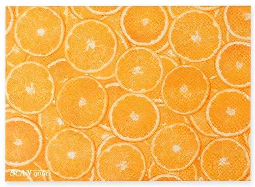SCANquilt prostírání PARTY pomeranč 32 x 45 cm