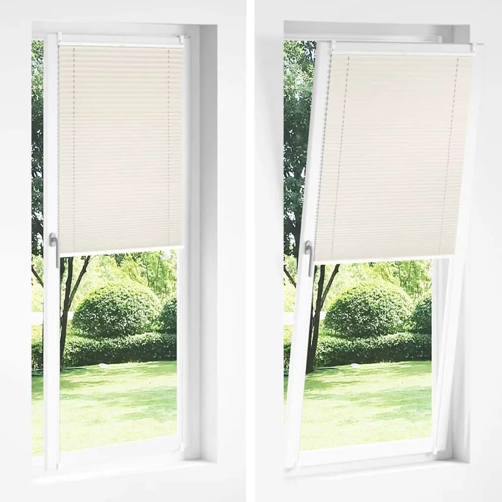 Plisovaná roleta 50 x 100 cm krémová 240621