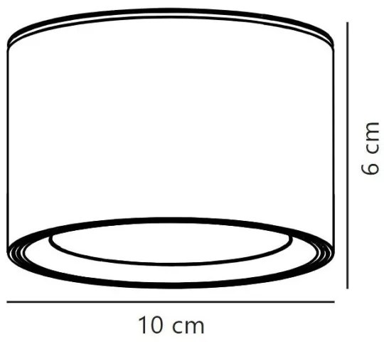 Nordlux - LED Bodové svítidlo FALLON LED/5,5W/230V černá