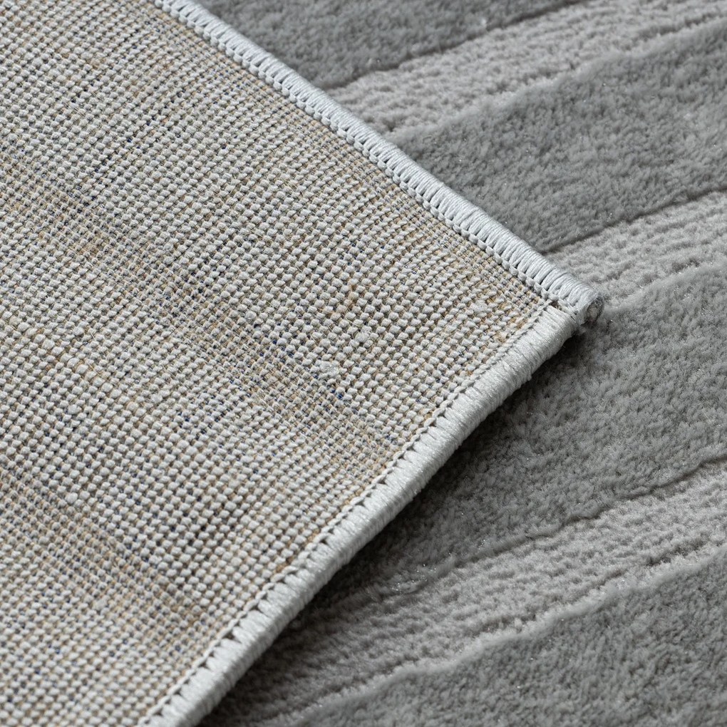 Dywany Łuszczów, Kusový koberec Balance 1918 grey, 160x220, šedá, ložnice