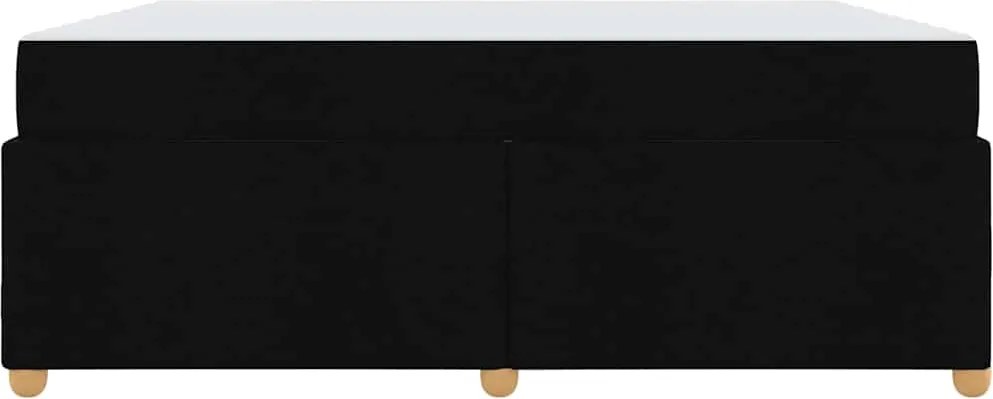 Rám postele s matrací Černá 180 x 200 cm textil 3399372