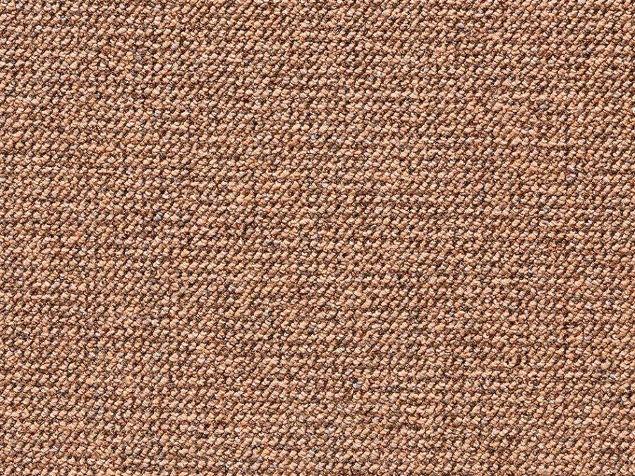 Zátěžový koberec Re-Tweed 64 - hnědý