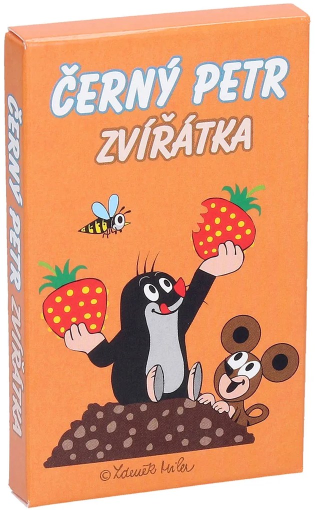 _Ostatní 1_ Hra karetní Černý Petr KRTEK (Krteček) zvířátka *SPOLEČENSKÉ HRY* w028085