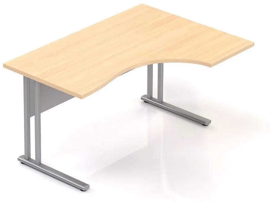 Rohový stůl Visio LUX 136 x 100 cm, pravý, dub
