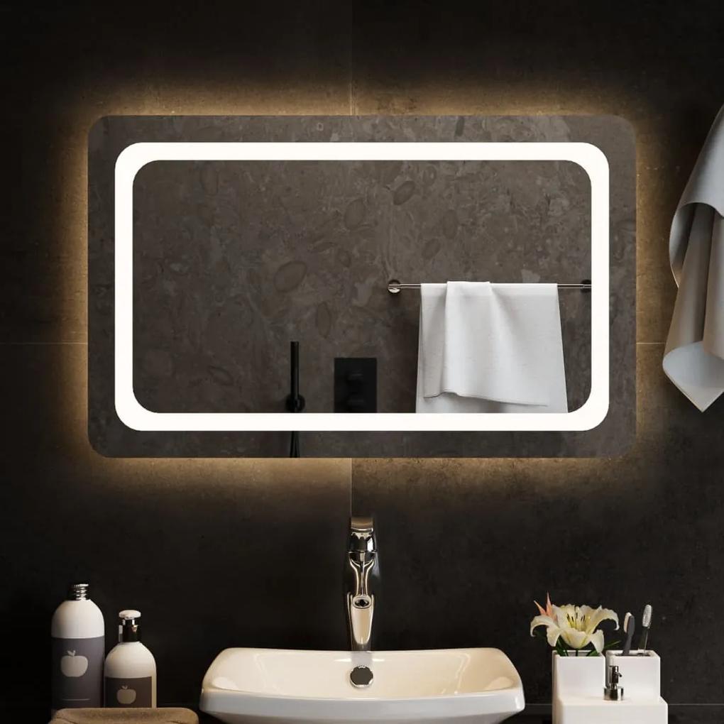 Koupelnové zrcadlo s LED osvětlením 80x50 cm - Default Title
