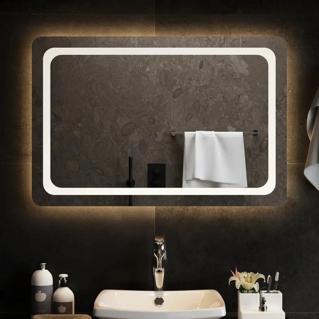 vidaXL Koupelnové zrcadlo s LED osvětlením 90x60 cm [151790]