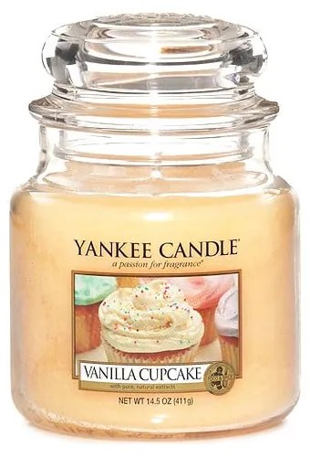 Vonná svíčka Yankee Candle Vanilkový Košíček, doba hoření 65 hodin