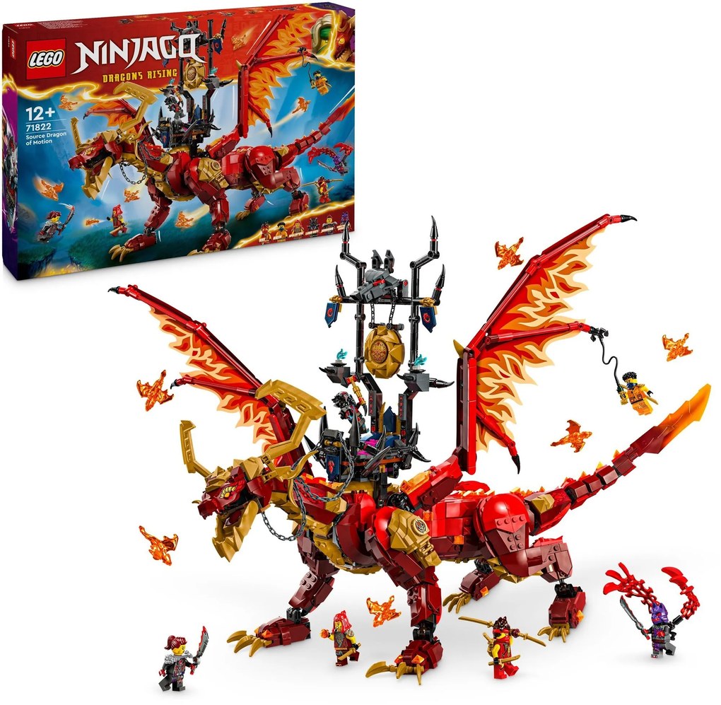 Lego stavebnice lego ninjago 71822 zdrojový drak pohybu