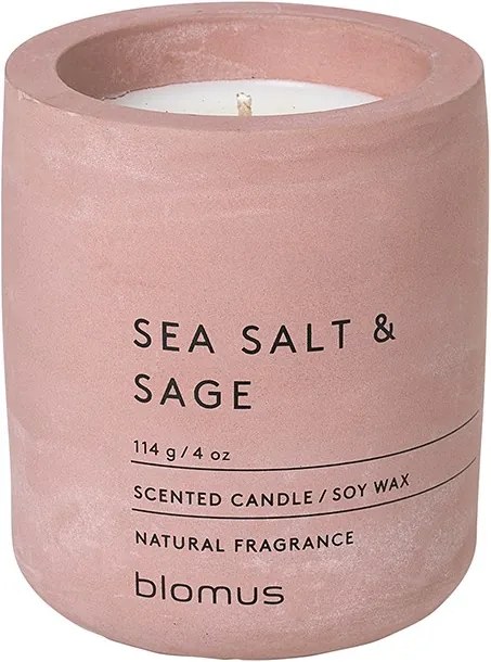 Blomus, Vonná svíčka Fraga S Sea salt/Sage | růžová