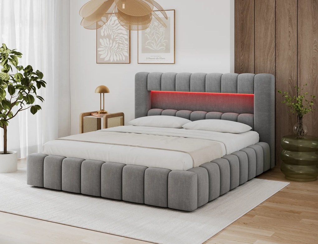 Postel Lamica 180x200 + Dřevěný rám/Standardní zdvih/kontejner