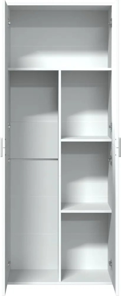Skříň highboard bílá 70 x 35 x 180 cm kompozitní dřevo 3276658