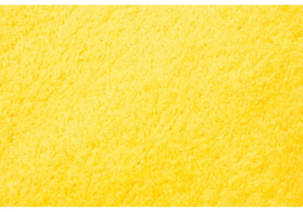 Kusový koberec shaggy Parba žlutý 140x200cm