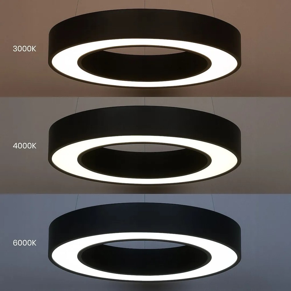 Závěsné LED svítidlo Union, 1x LED 40w, 3000-6000k, b