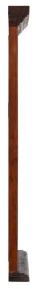 furniture-nabytek.cz - Masivní zrcadlo Catello z borovicového dřeva, hnědé, lakované – 75×70 cm