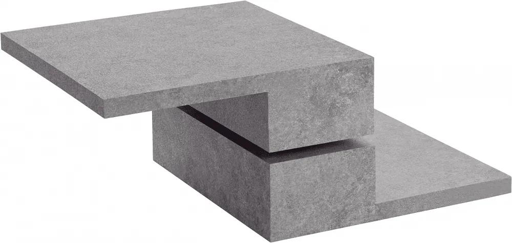 Danish style Konferenční stolek Pac, 60 cm, pohledový beton