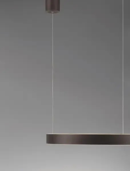 Moderní lustr Elowen 60 hnědá