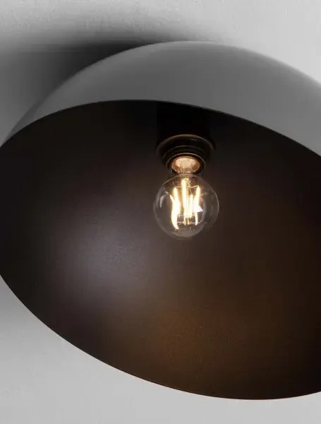 LED černé moderní stropní svítidlo Gea