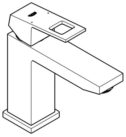 GROHE 23446000 - Umyvadlová baterie EUROCUBE DN 15 lesklý chrom