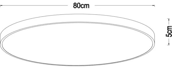 Lucide 79185/80/02 - LED Stm. stropní svítidlo UNAR LED/80W/230V zlatá