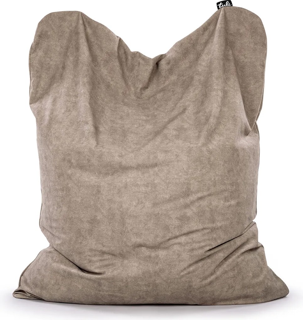 Tuli Sedací vak Sofa Snimatelný potah - Chill Šedohnědá