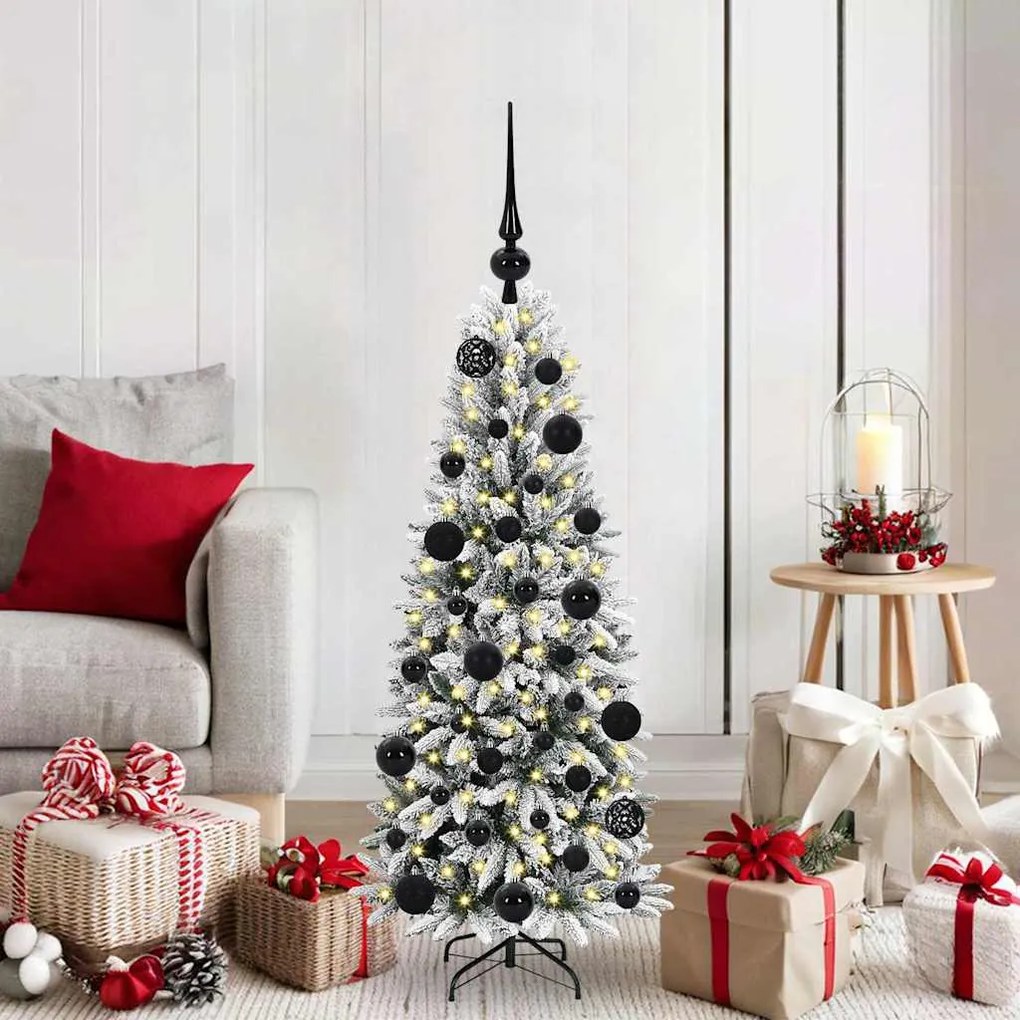 Umělý vánoční stromeček Bílá 120 cm PVC, plast, ocel a PE 3396022