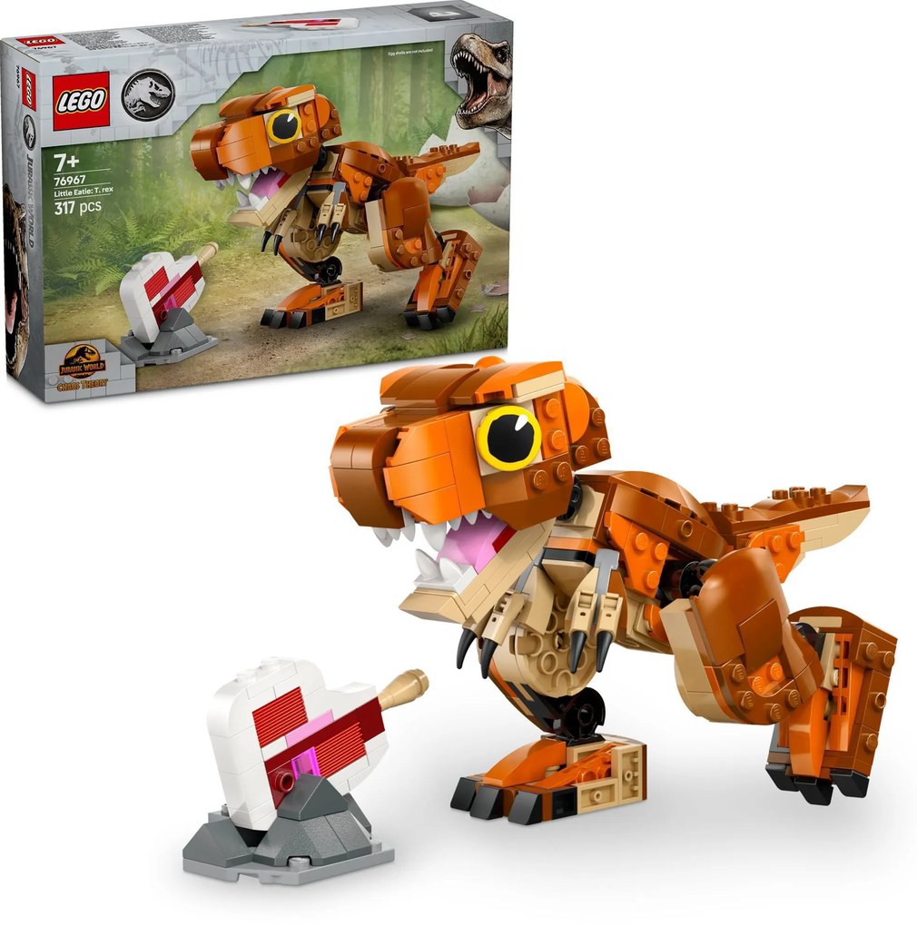 Lego jurassic world 76967 malá žravka: t-rex 5702017813943