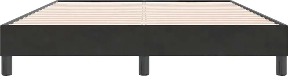 Postel Box Spring bez matrace černá 160x220 cm samet 3315881