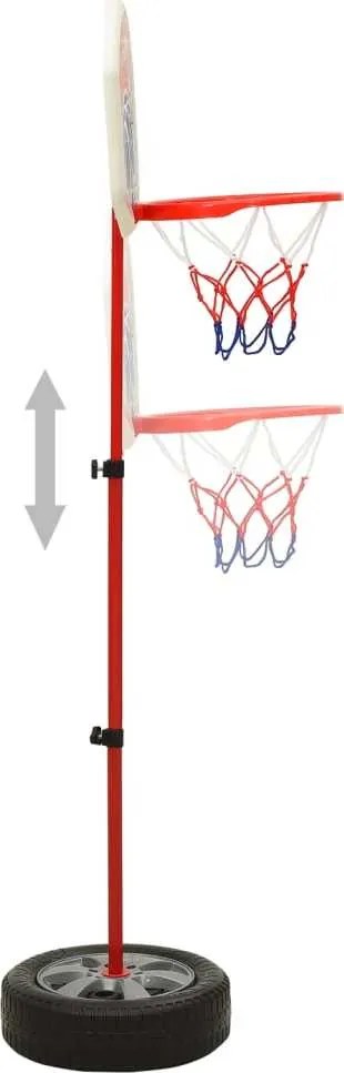 vidaXL Přenosná basketbalová hrací sada nastavitelná 120 cm [80349]