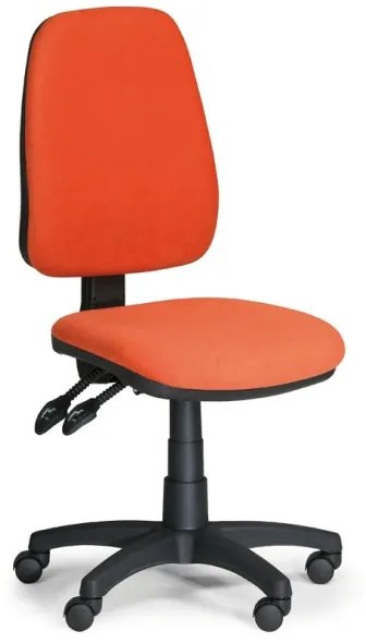 Euroseat Kancelářská židle ALEX bez područek, oranžová