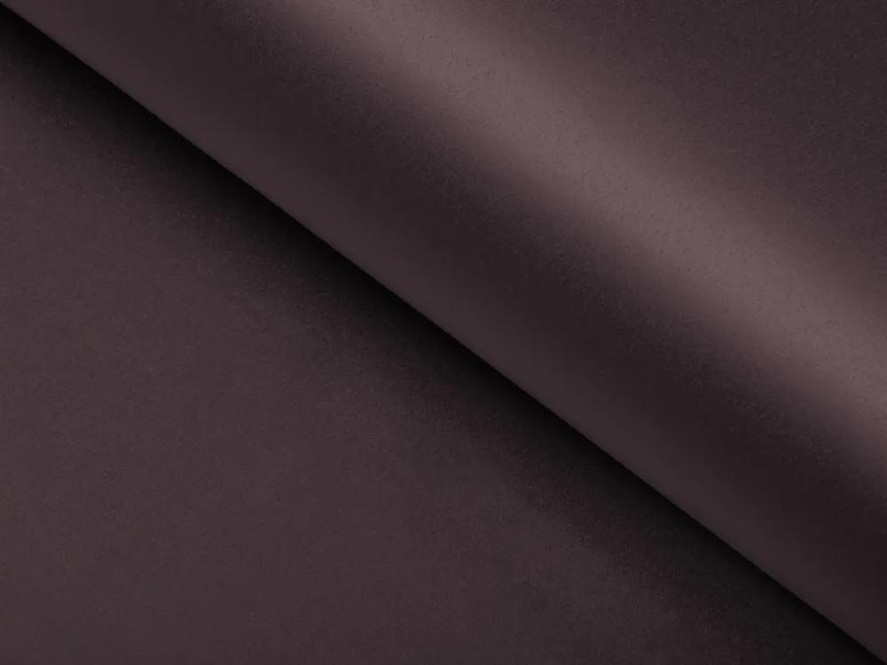 Biante Saténový běhoun na stůl polyesterový Satén LUX-019 Čokoládově hnědý 35x160 cm