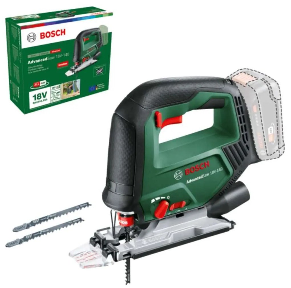 Bosch - 18V AKU přímočará pila, bez baterie a nabíječky 0603013000