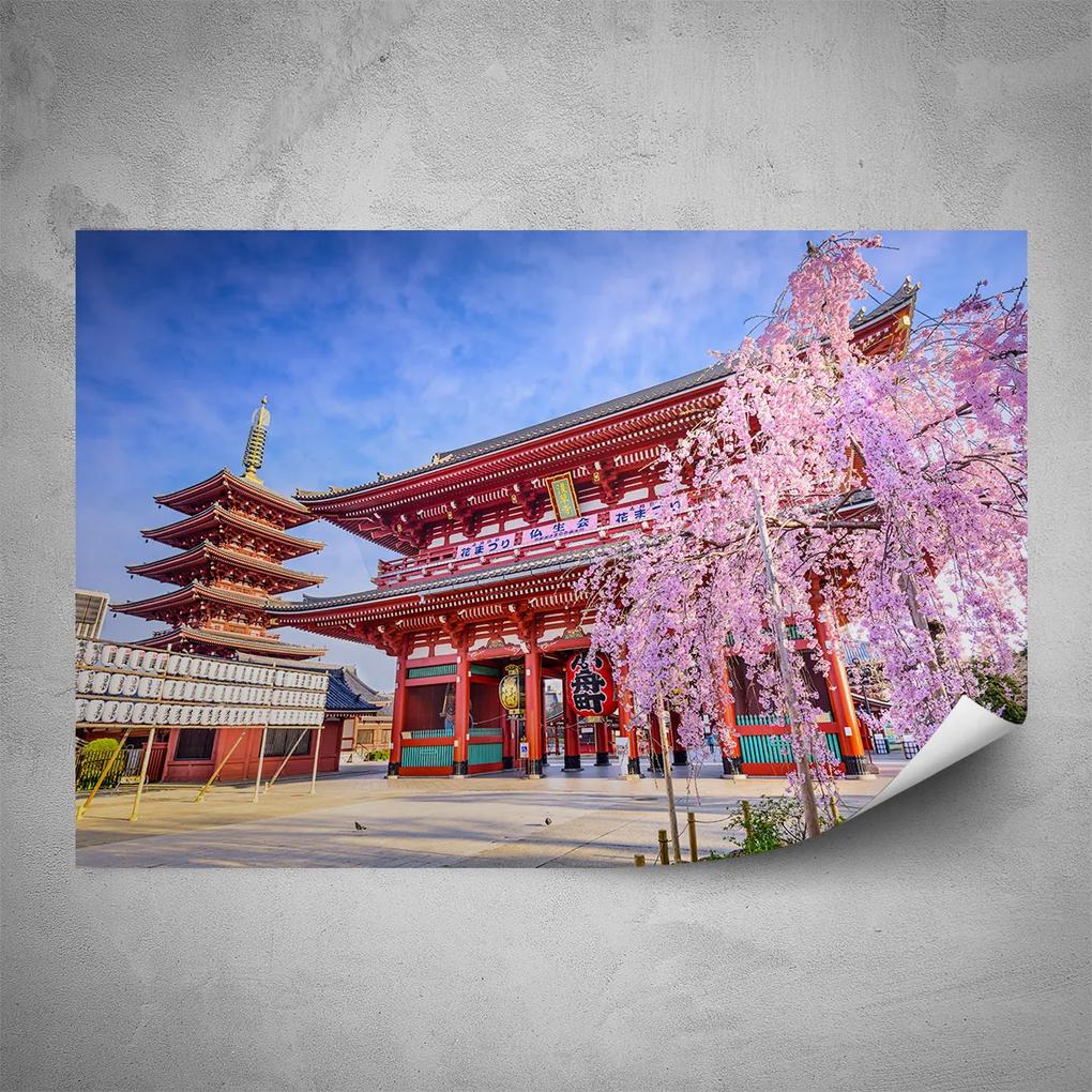 Plakát - Čínský chrám (60x40 cm) - PopyDesign