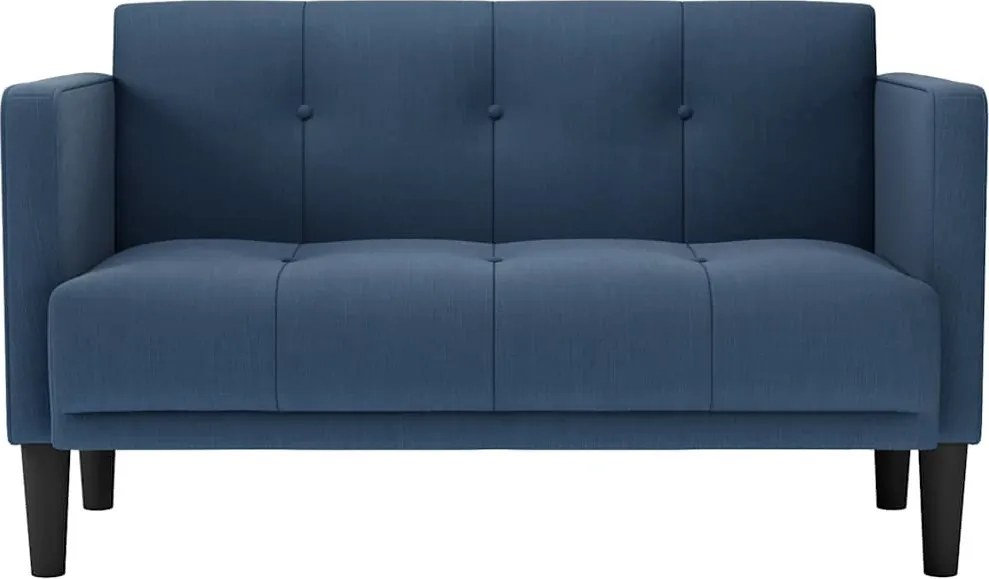 vidaXL Loveseat Sofa 111 cm textil [4100561] Barva: krémová