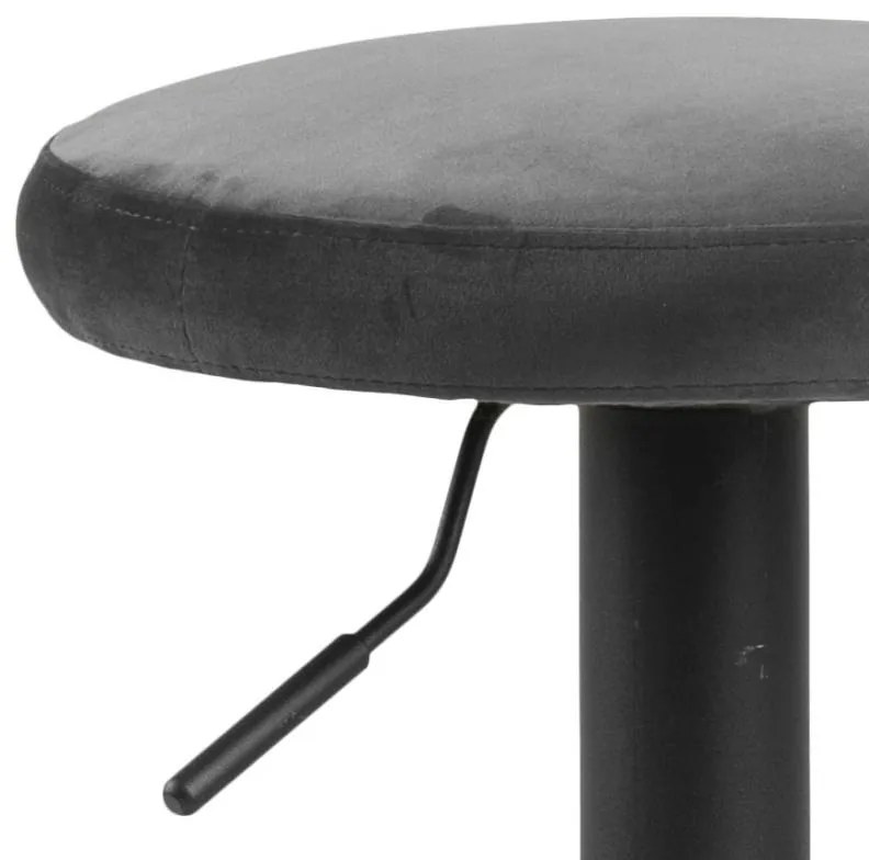 Moderní barová židle Nenna černá-tmavě šedá