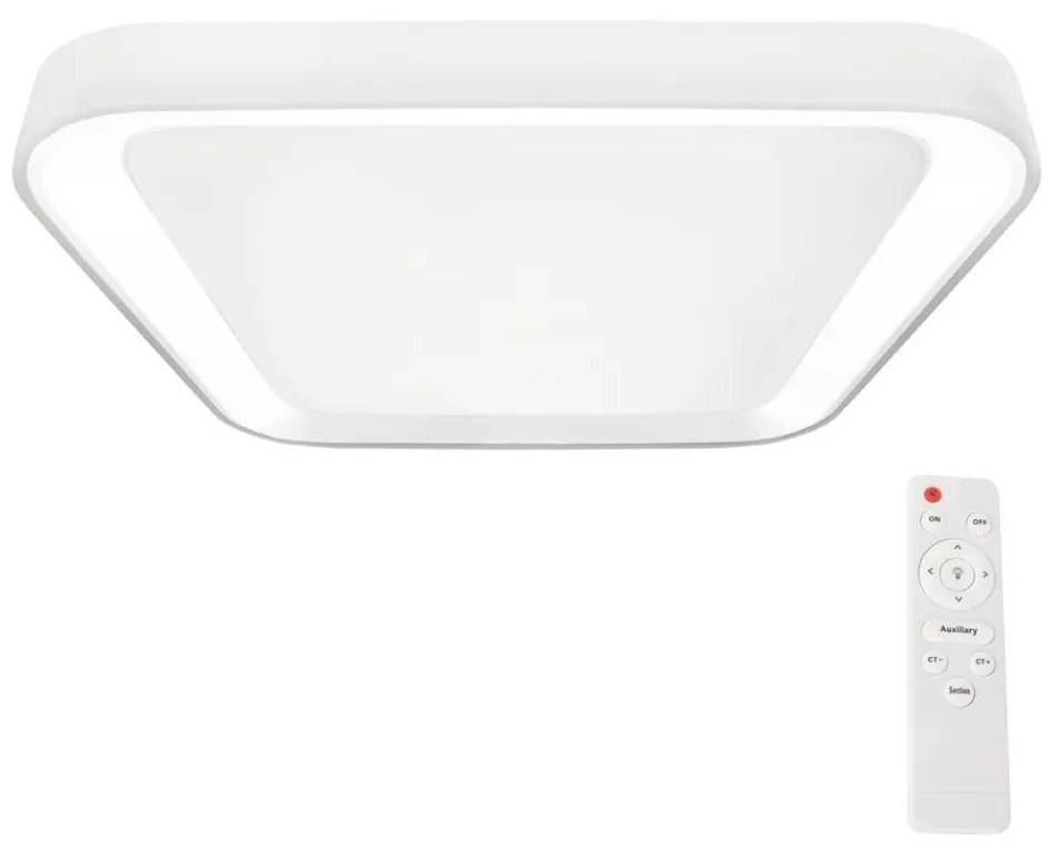 Milagro LED Stmívatelné stropní svítidlo QUADRO LED/38W/230V 3000-6000K bílá + DO MI2003