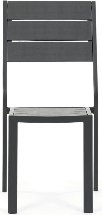 Zahradní sestava AZS-B1656 GREY, polywood, šedá (156 x 78) cm