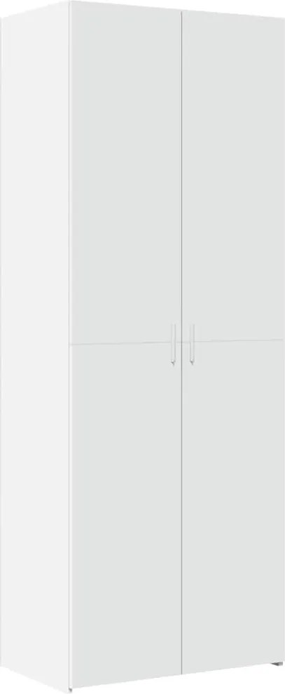 Skříň highboard bílá 70 x 42,5 x 185 cm kompozitní dřevo 3281427
