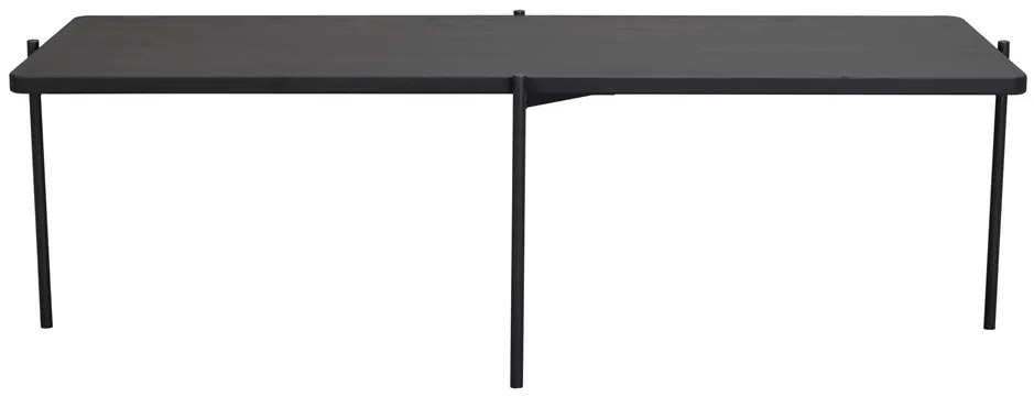 Černý jasanový konferenční stolek Rowico Sehram L, 145 cm