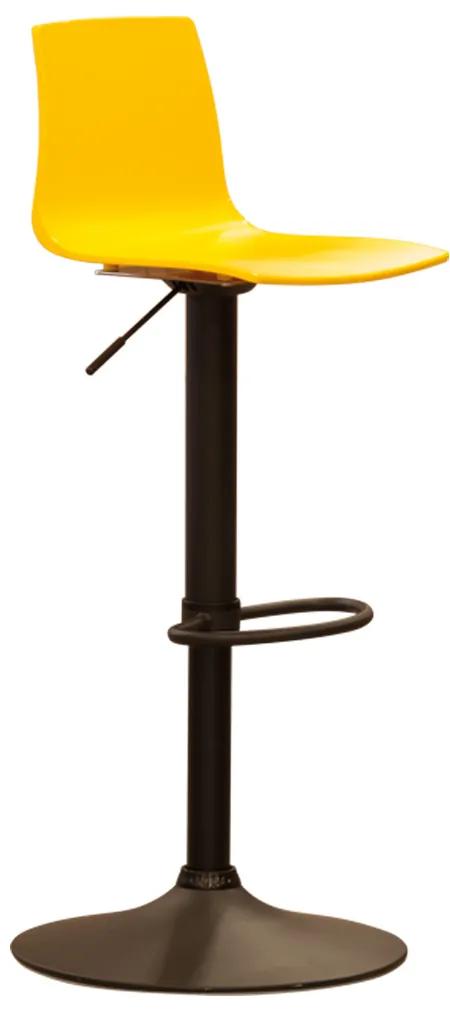 Stima Barová židle IMOLA s matnou kovovou podnoží Odstín: Giallo - Žlutá