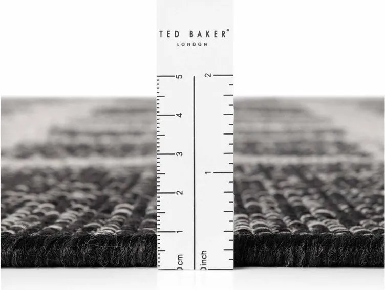 Černý/krémový vnitřní a venkovní koberec 120x170 cm Haringey Ruskin – Ted Baker