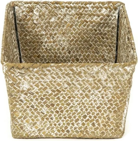 Pletený košík Compactor 30 x 20 x 13 cm, světle hnědá