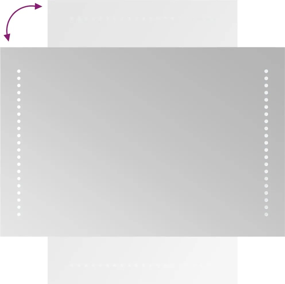 Koupelnové zrcadlo s LED osvětlením 40x60 cm 3154046