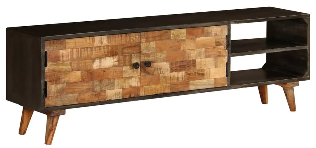 246167 vidaXL TV stolek z masivního mangovníkového dřeva 140 x 30 x 45 cm