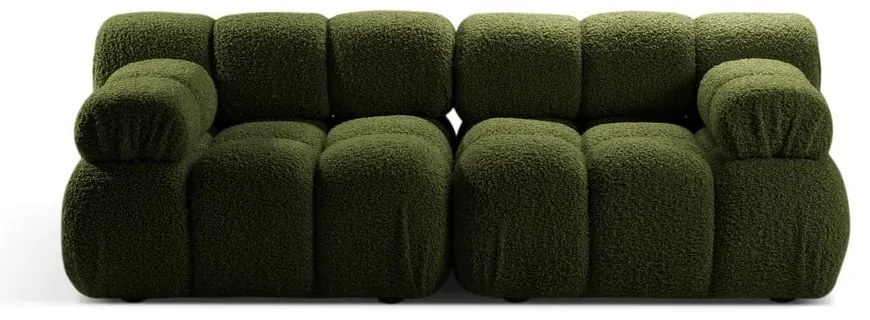 Zelená modulární pohovka z textilie bouclé 188 cm Bellis – Micadoni Home