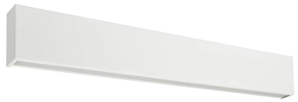 Linea Light 8257 Box_W, bílé nástěnné svítidlo se svícením nahoru/dolů, 28W LED 3000K, délka 61,9cm