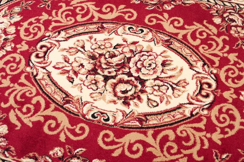 Chemex Moderní koberec Atlas - orientální 4 - červený Rozměr koberce: 60x100 cm